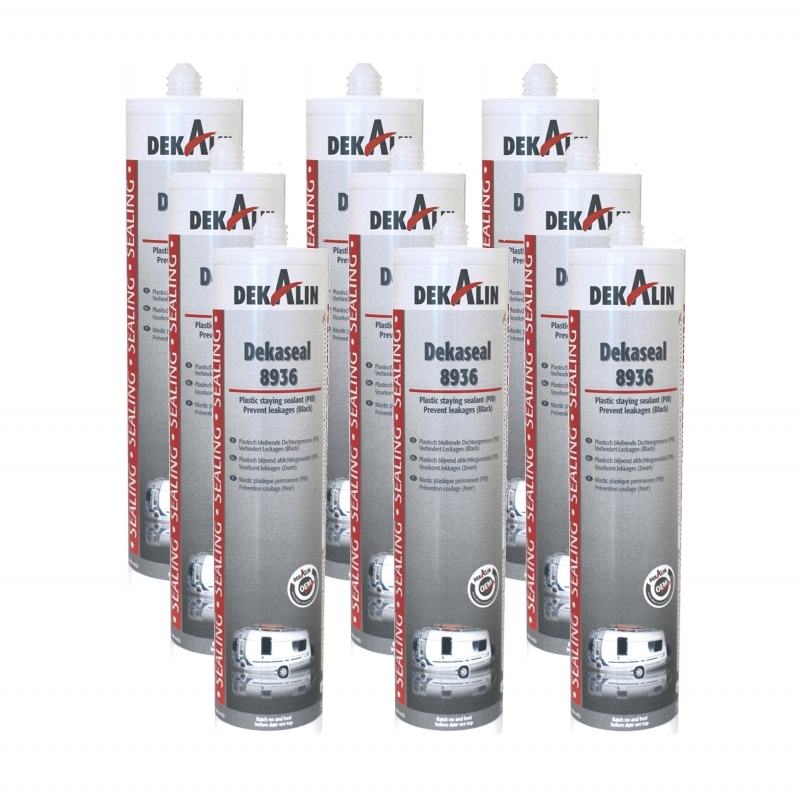 Dekalin Dekaseal Dichtmasse 8936 - 310ml - Anthrazit - 12er Set, 104,80