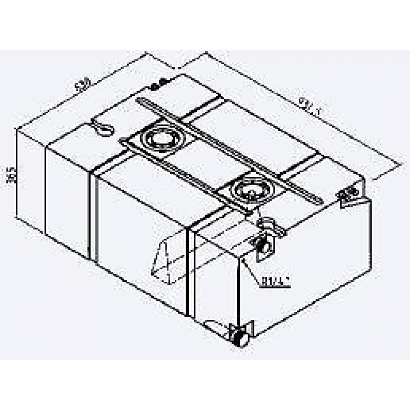 Wassertank - Universaltank 200l - natur - V200 - Kanister - Tank, 16
