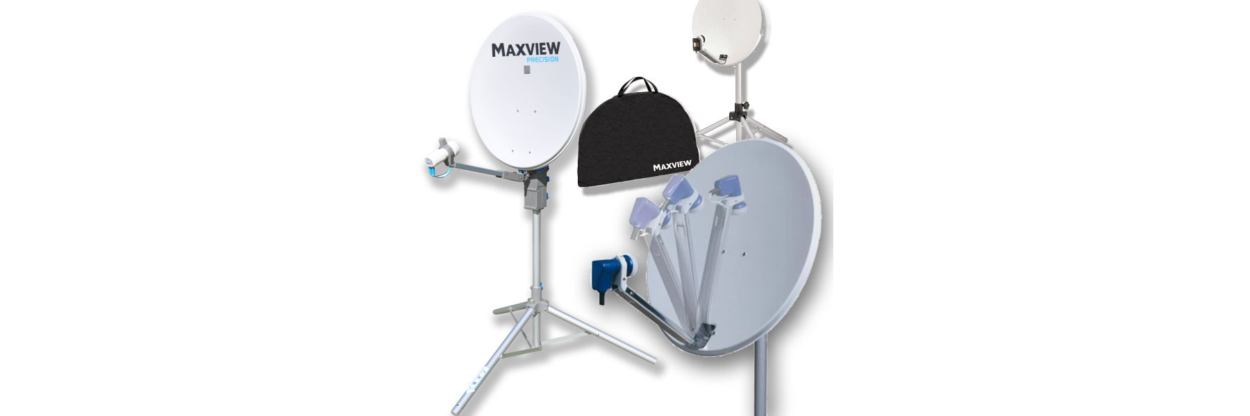 Manuelle Sat-Antennen · Portable-Sat-Kit's